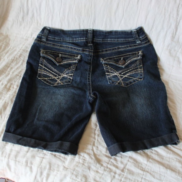 No Boundaries | Shorts | No Boundaries Flap Back Pockets Darker Blue ...